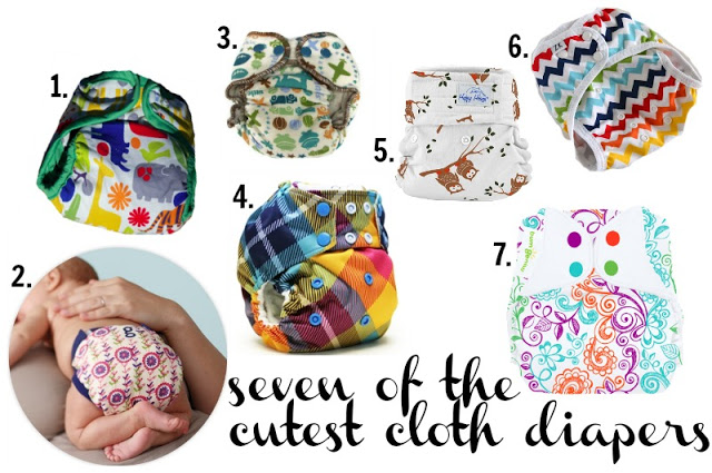 Collection /// Seven of the Cutest Cloth Diapers Around